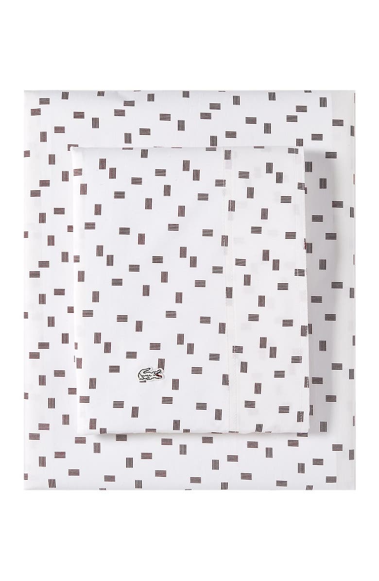 Lacoste Raster Twin Sheet Set | Nordstromrack