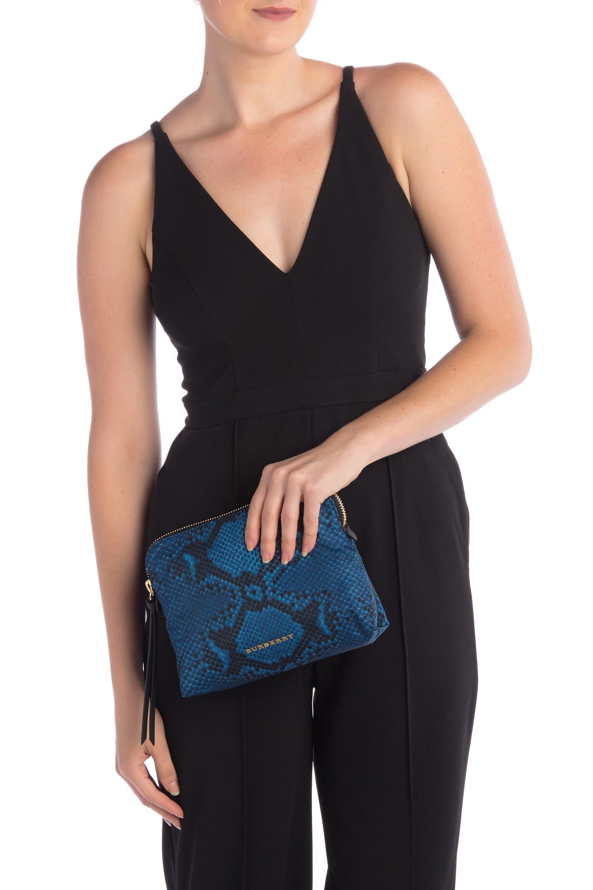 Snake Skin Print Pouch (Women) | Nordstromrack