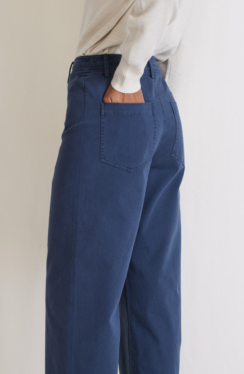 Apiece Apart Merida Organic Cotton Wide Leg Crop Pants | Nordstromrack