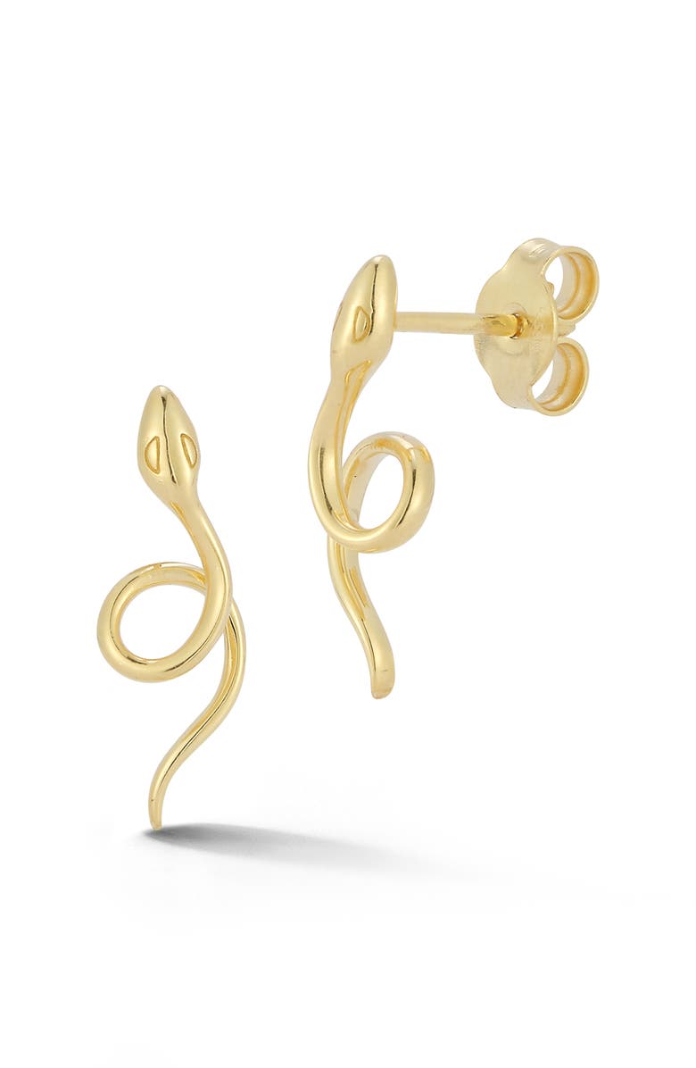 Ember Fine Jewelry 14K Yellow Gold Snake Stud Earrings | Nordstromrack