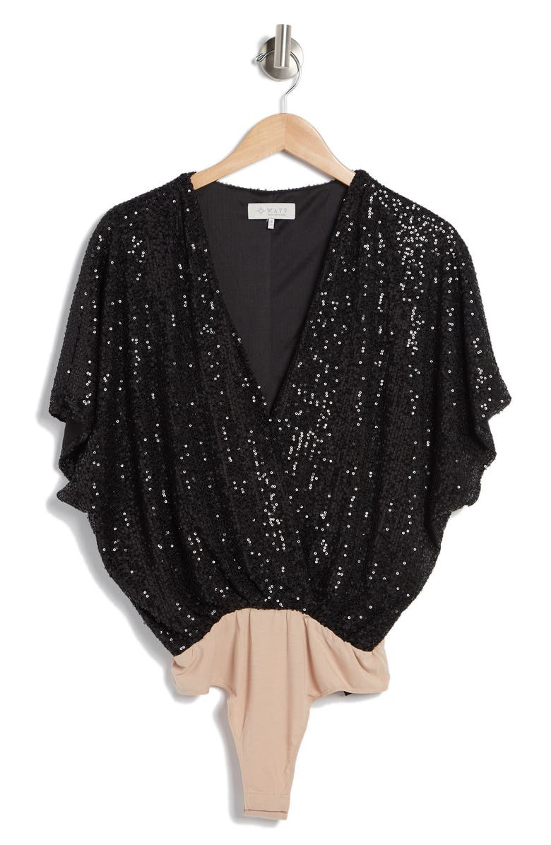 WAYF Sequin Bodysuit | Nordstromrack