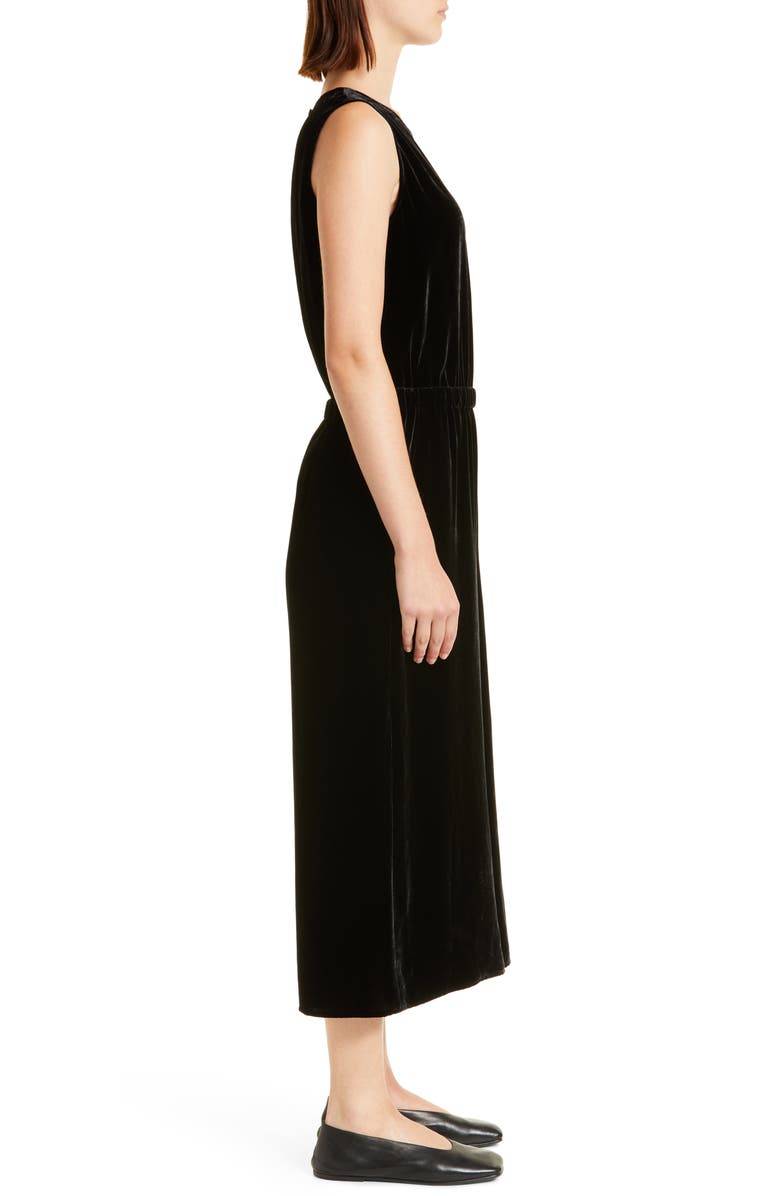 Eileen Fisher Wide Leg Crop Velvet Jumpsuit | Nordstromrack