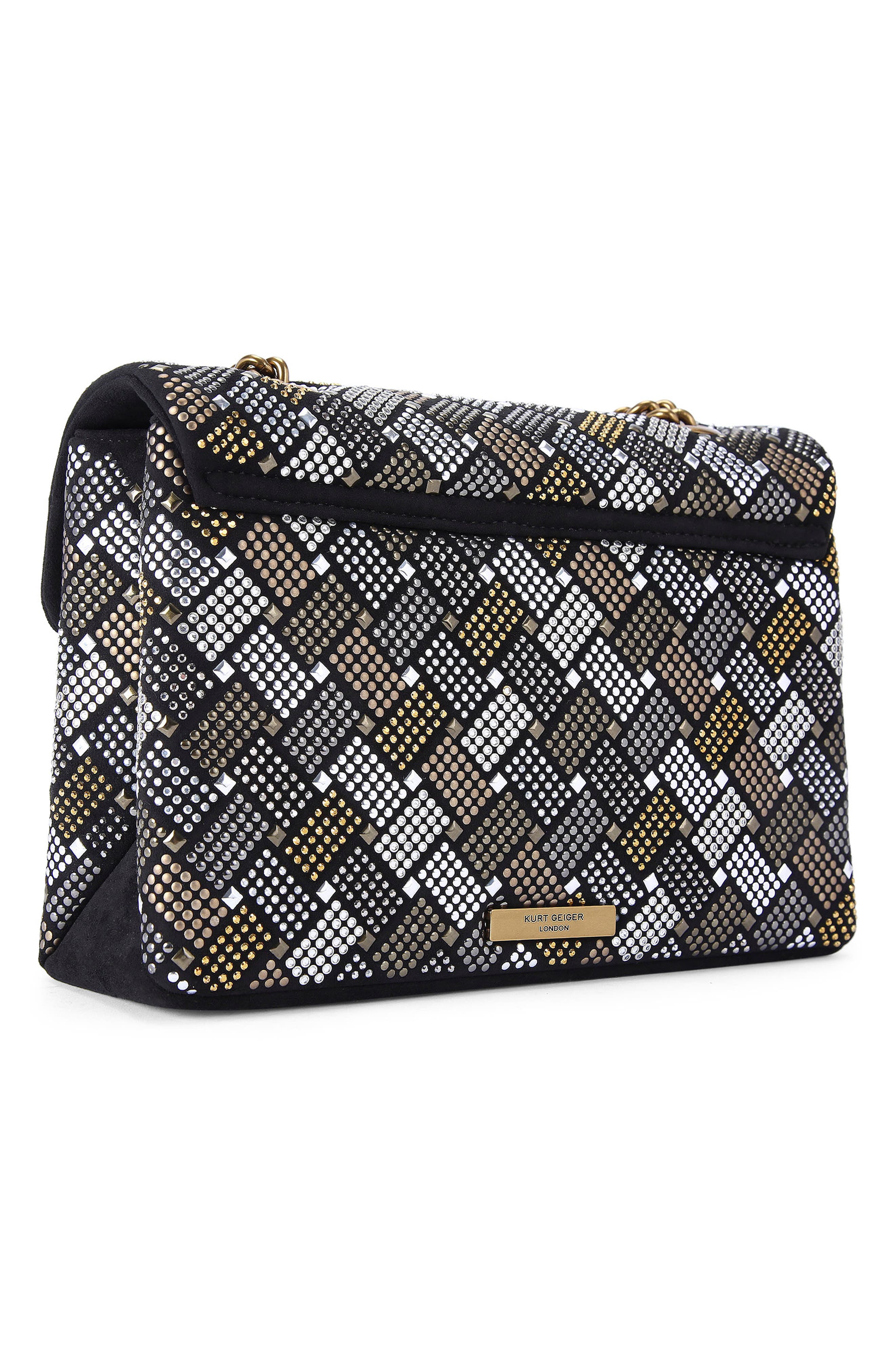 Kurt Geiger London Kensington Embellished Convertible Shoulder Bag ...