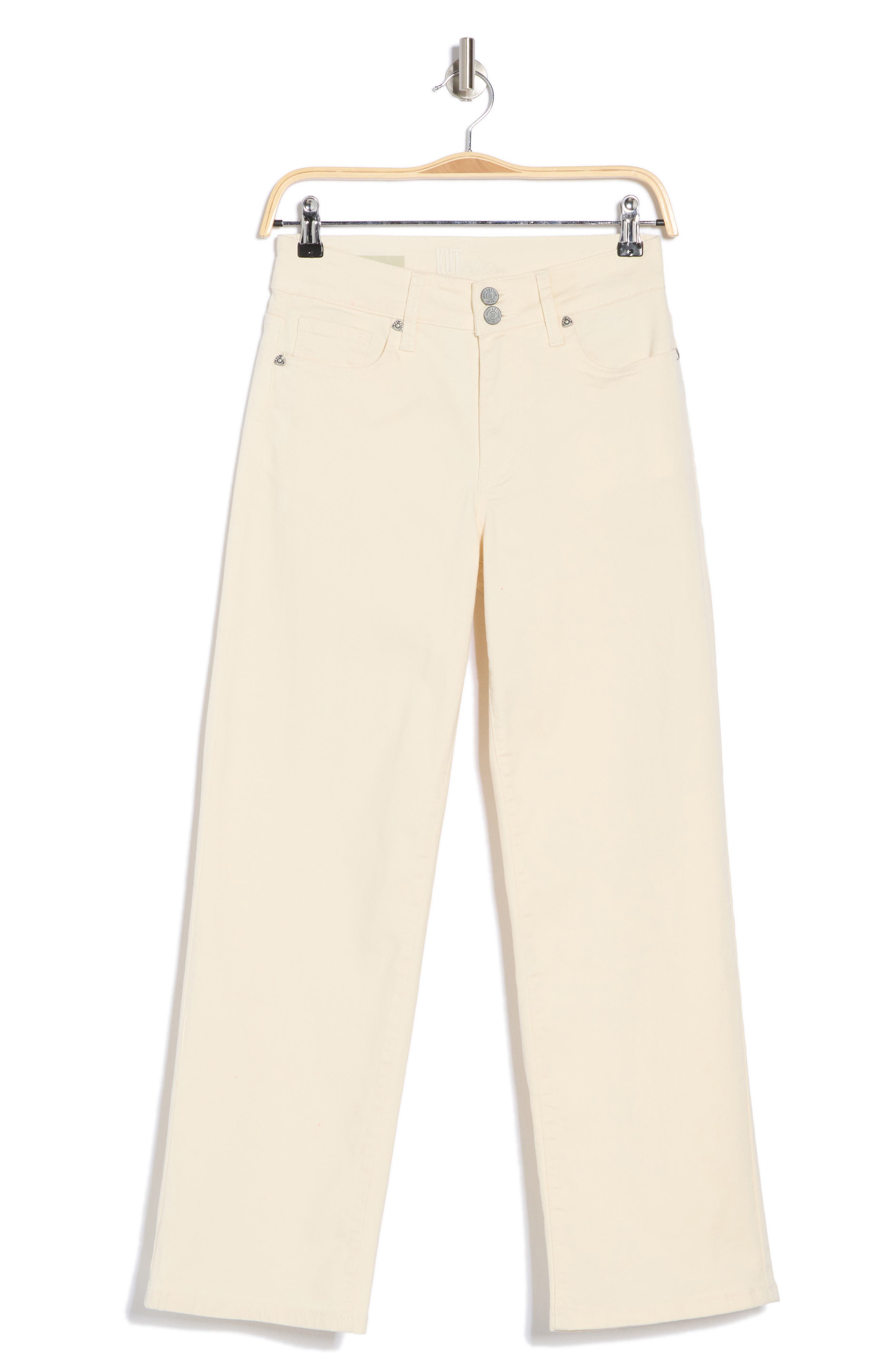 KUT from the Kloth Lucy High Waist Double Button Wide Leg Jeans ...