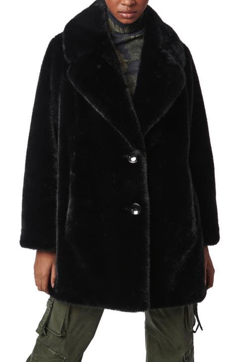 Women's Black Faux Fur Coats | Nordstrom