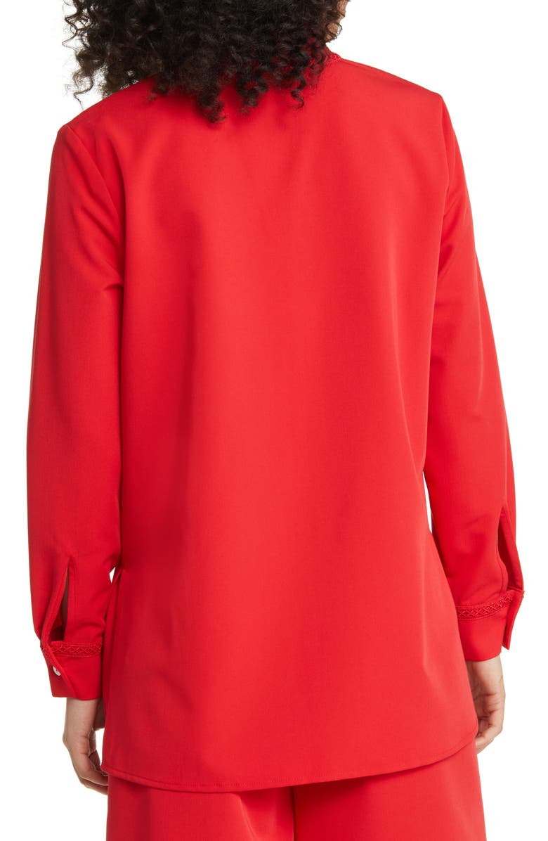 Misook Tonal Stitch Woven Top | Nordstromrack