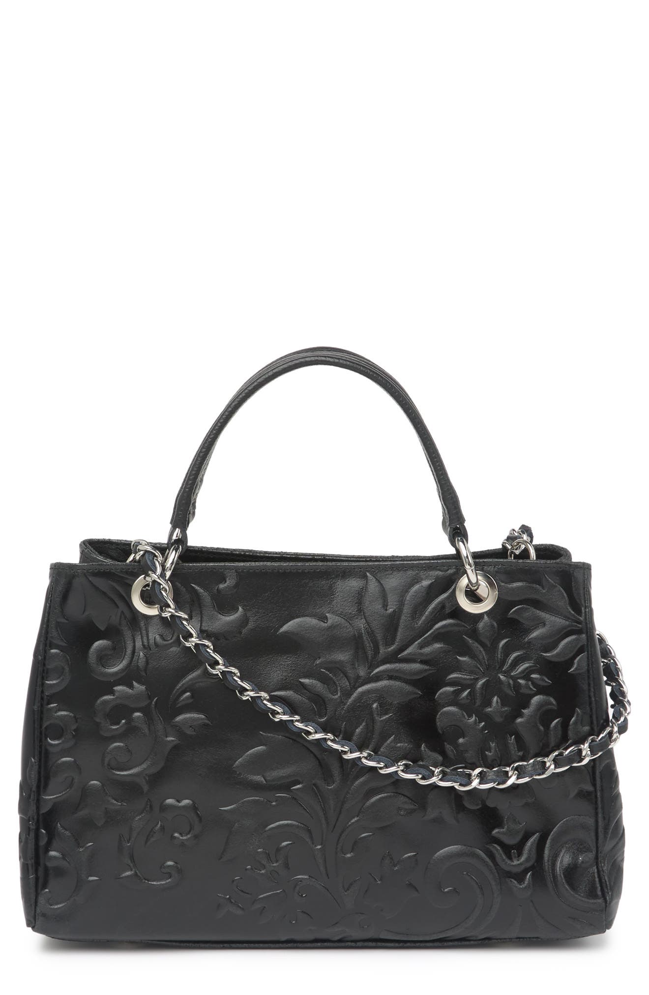 MASSIMO CASTELLO Embossed Leather Handbag (Men) | Nordstromrack