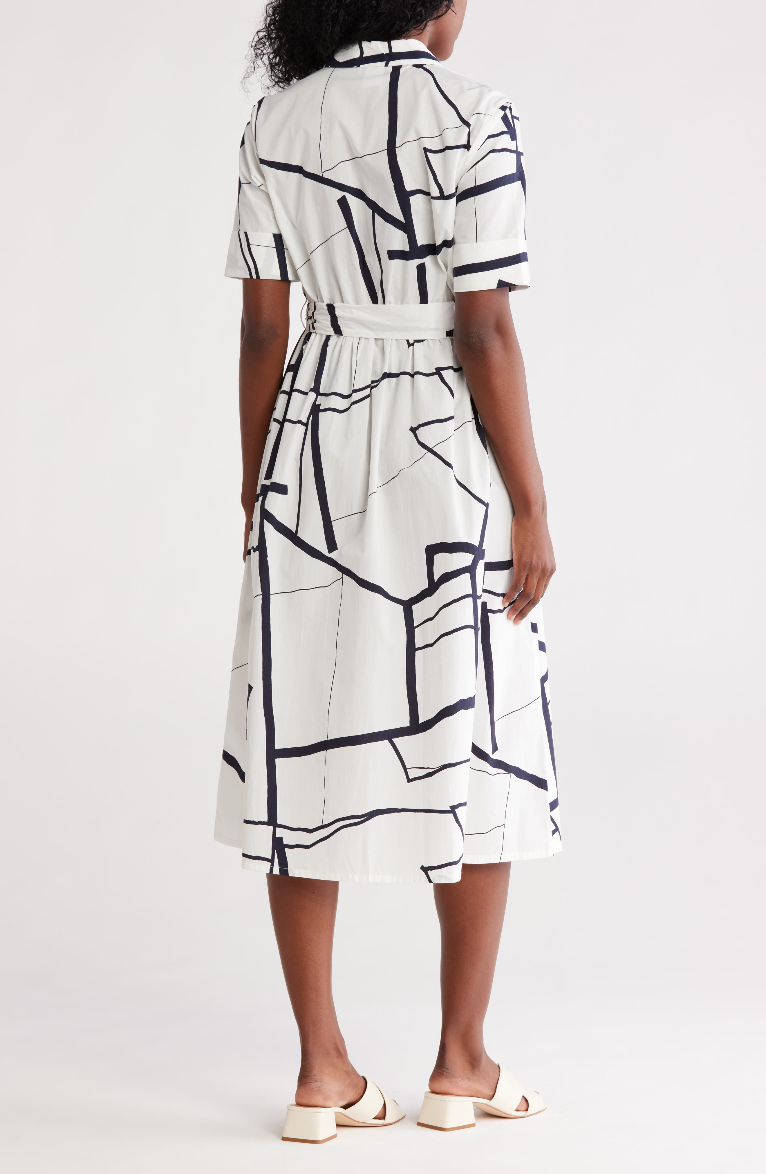 DKNY Tie Waist Shirtdress | Nordstromrack