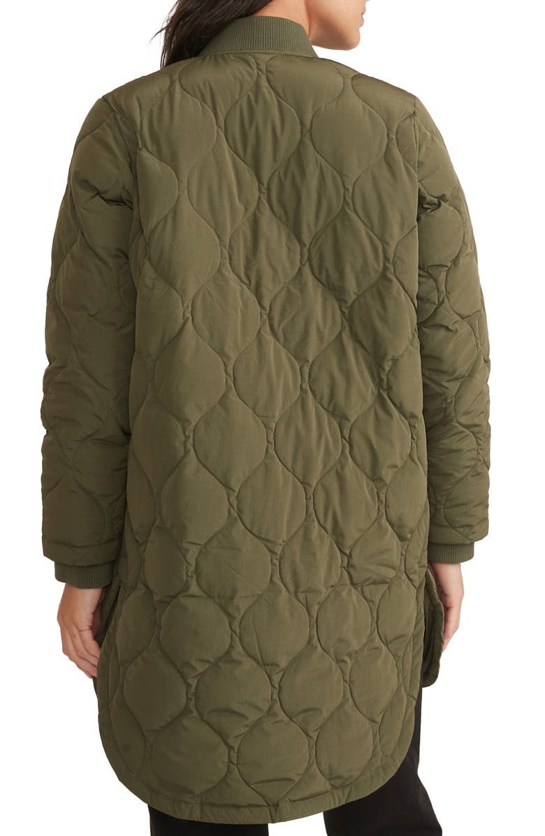 Marine Layer Elsie Quilted Longline Coat | Nordstromrack