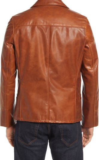Schott NYC Cowhide Leather Car Coat | Nordstrom Schott NYC Cowhide Leather Car Coat | Nordstrom