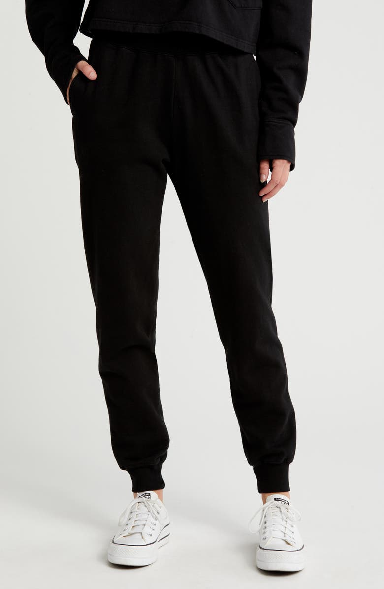 Good American Good Waist Fleece Joggers | Nordstromrack