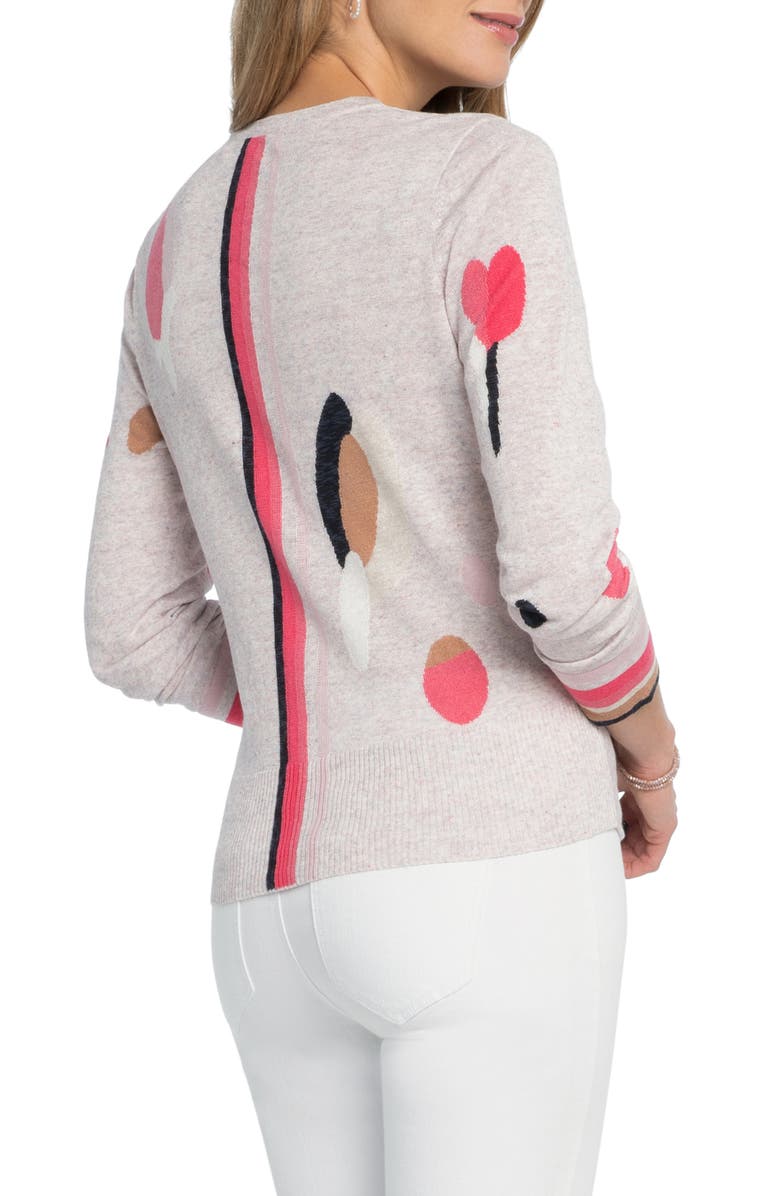 NIC+ZOE Rose Garden Twist Linen Blend Sweater | Nordstromrack