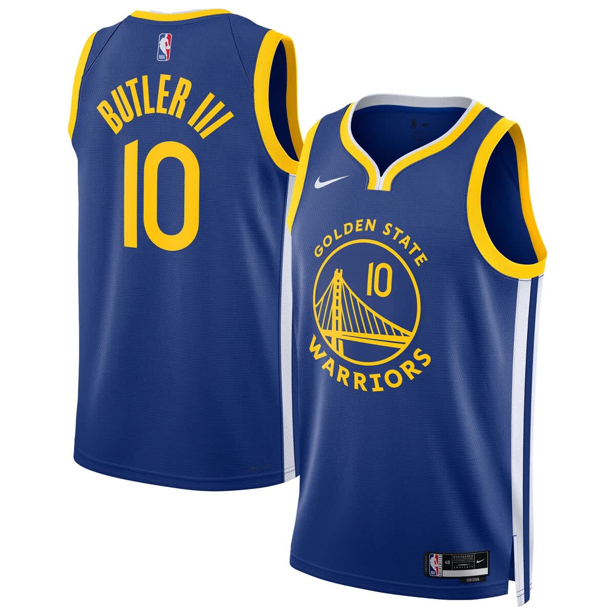 Nike Male Nike Jimmy Butler III Royal Golden State Warriors Swingman ...