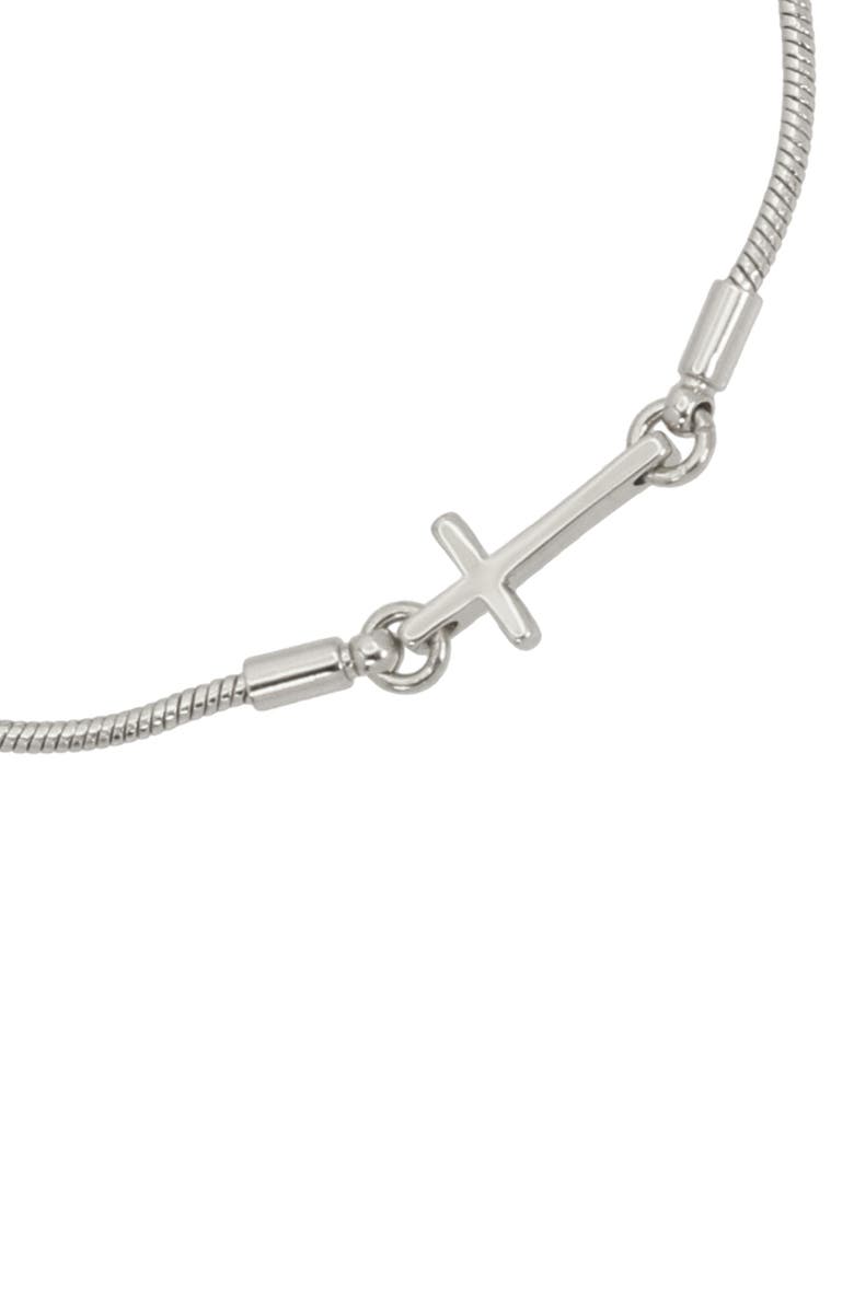 AllSaints Cross Charm Chain Slider Bracelet | Nordstromrack