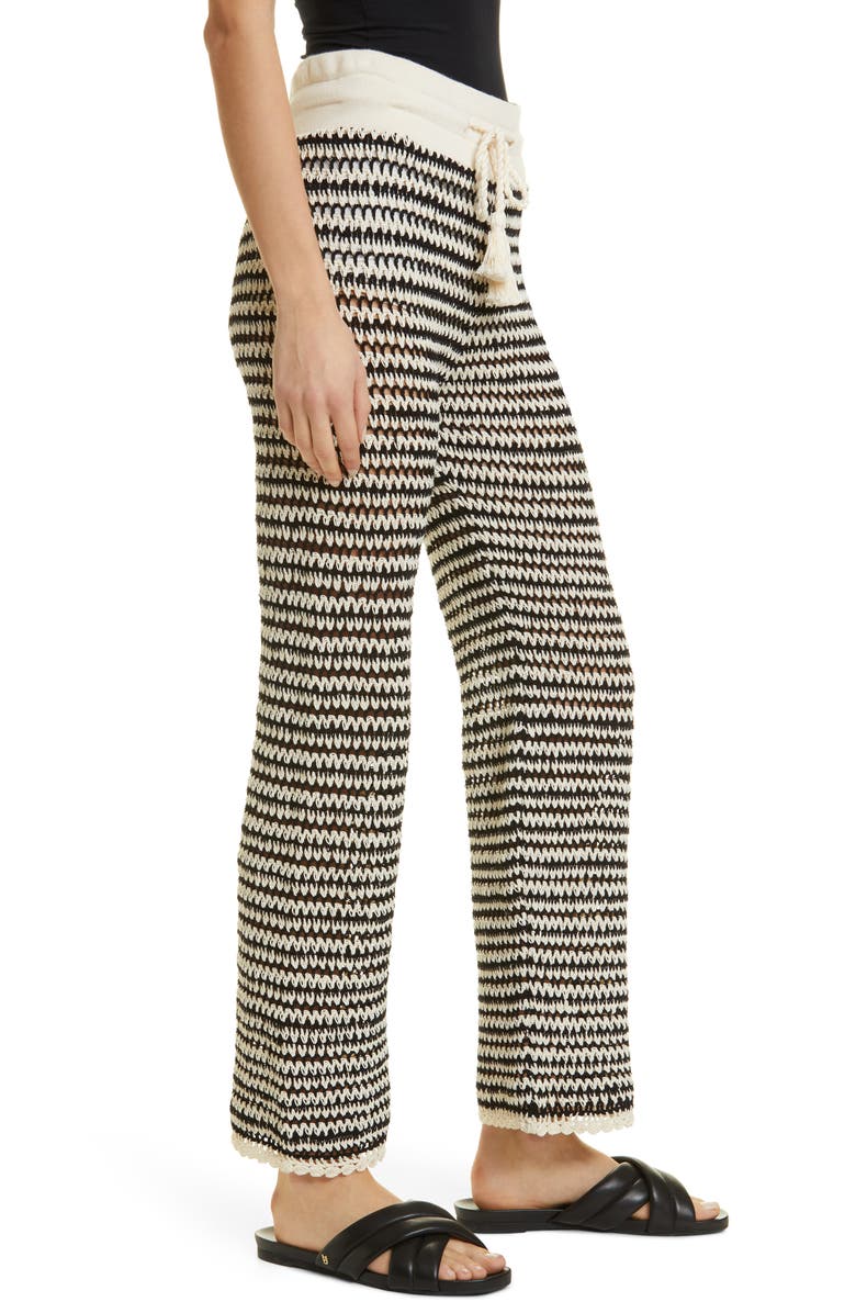 Veronica Beard Arzoo Tie Waist Crochet Cover-Up Pants | Nordstromrack