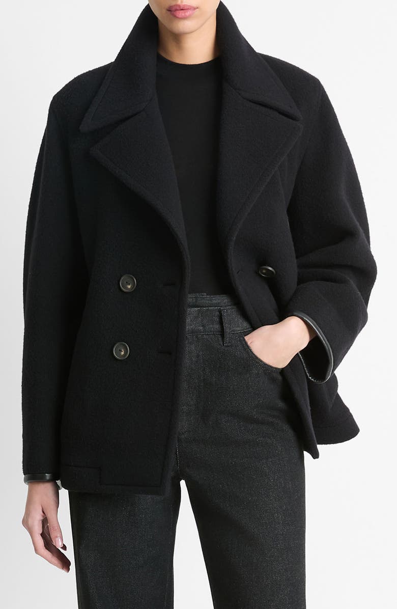 Vince Lofty Wool Blend Belted Jacket | Nordstromrack