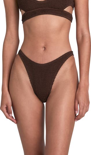 bond-eye BOUND by Bond-Eye The Scene High Leg Ribbed Bikini Bottoms | Nordstrom