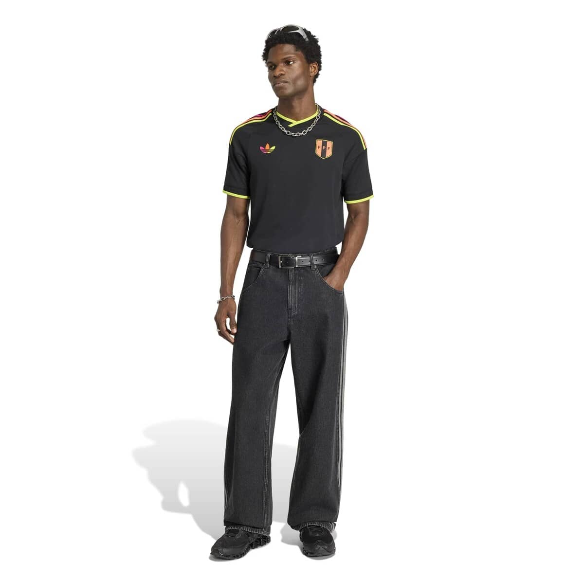 adidas Men's adidas Black Peru National Team 2026 Away Replica Jersey ...