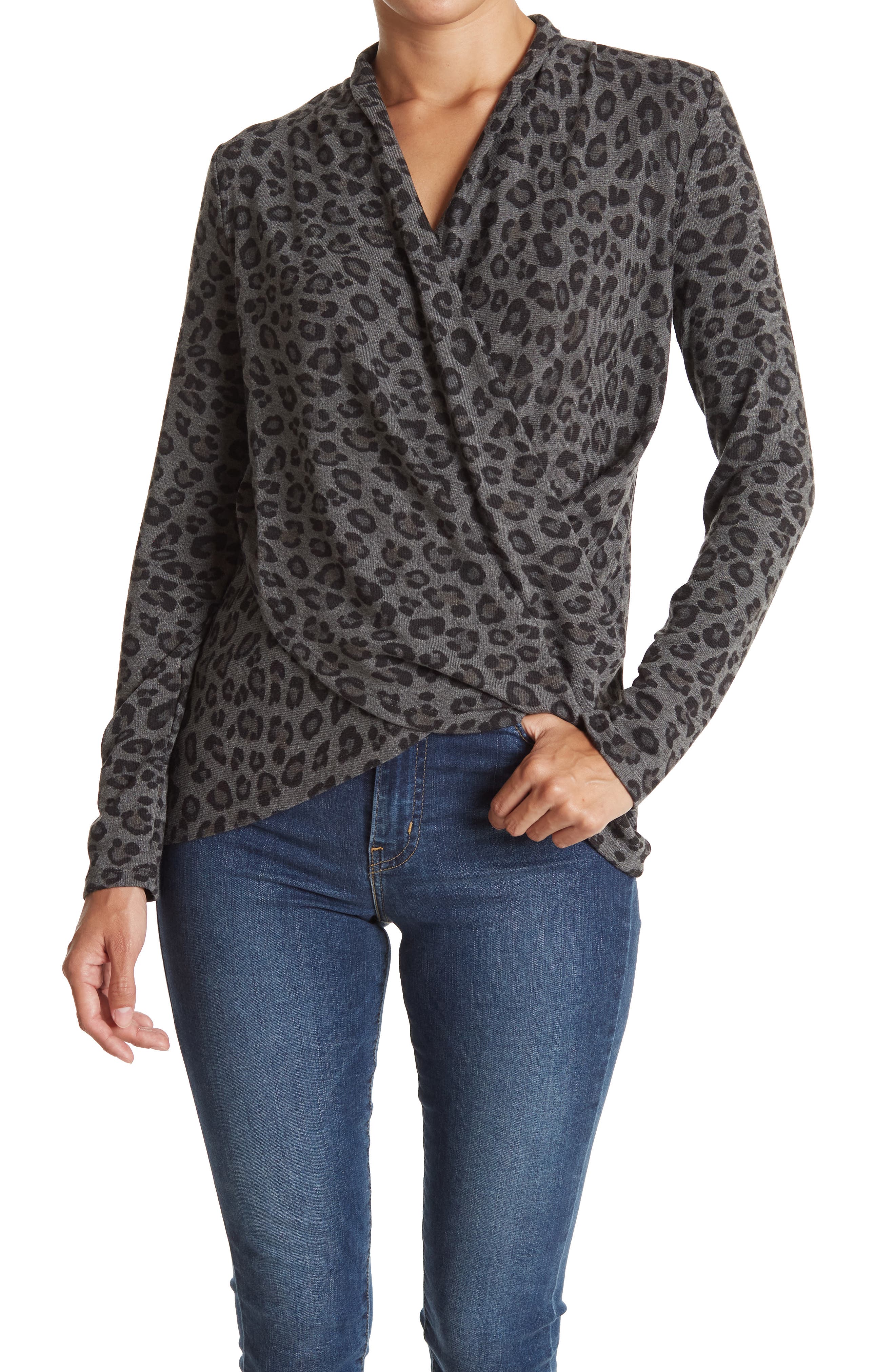 1.STATE Draped Cross Front Top | Nordstromrack