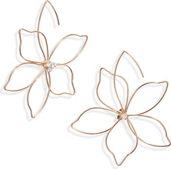 Nordstrom Flower Threader Earrings | Nordstrom