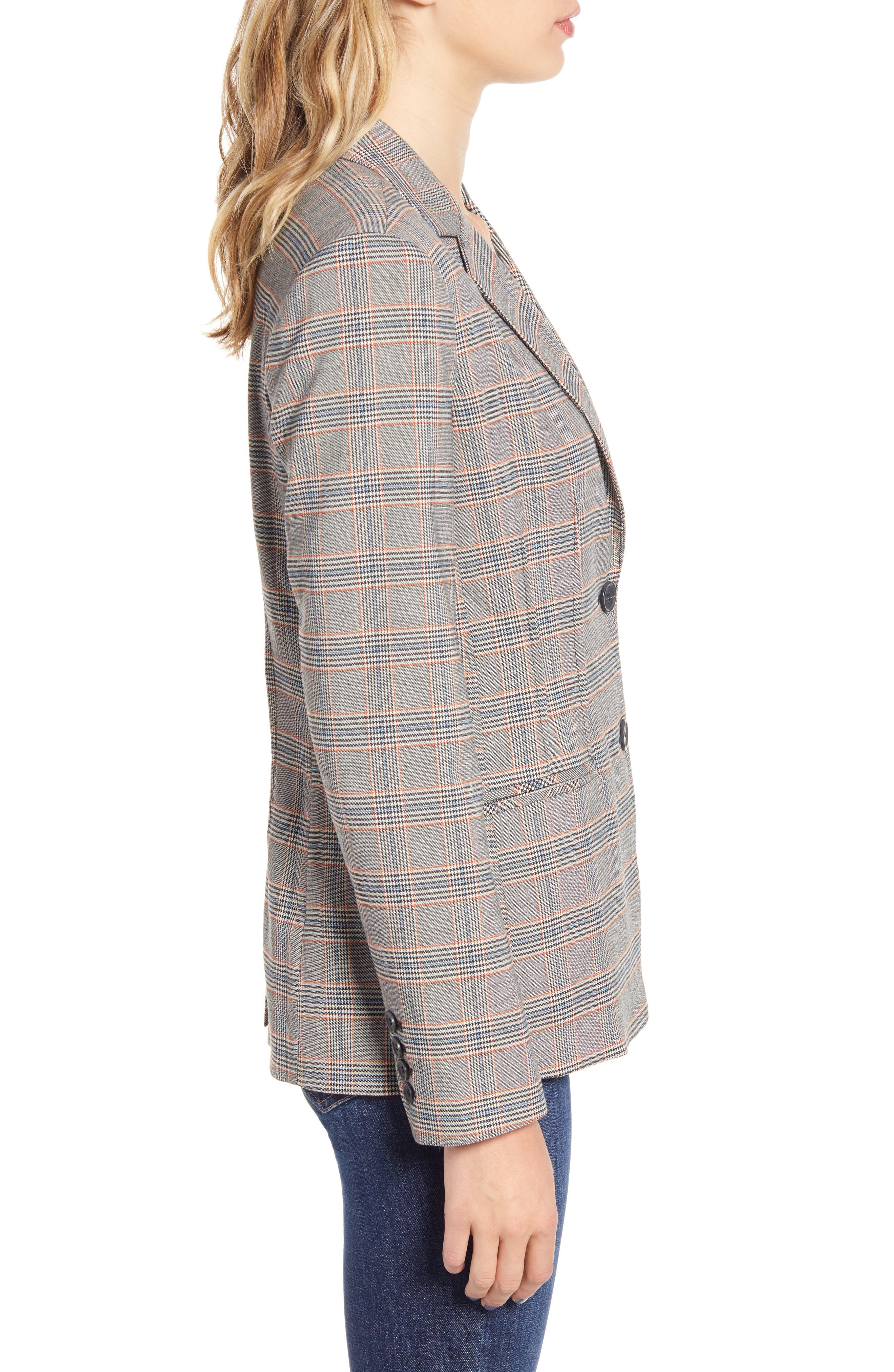 Chelsea28 Darted Check Blazer | Nordstromrack