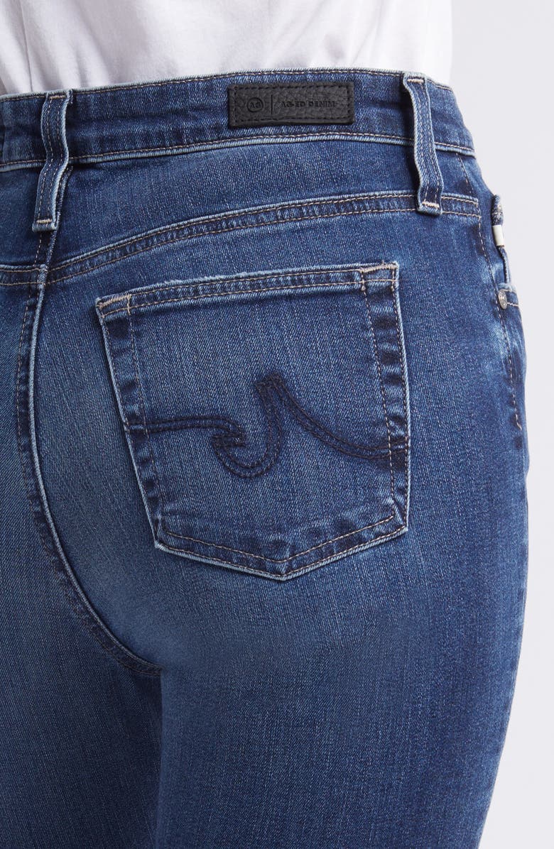 AG Farrah High Waist Raw Hem Crop Bootcut Jeans | Nordstromrack