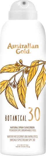 Australian Gold Botanical Sunscreen Natural Spray SPF 30 6 oz | Nordstrom