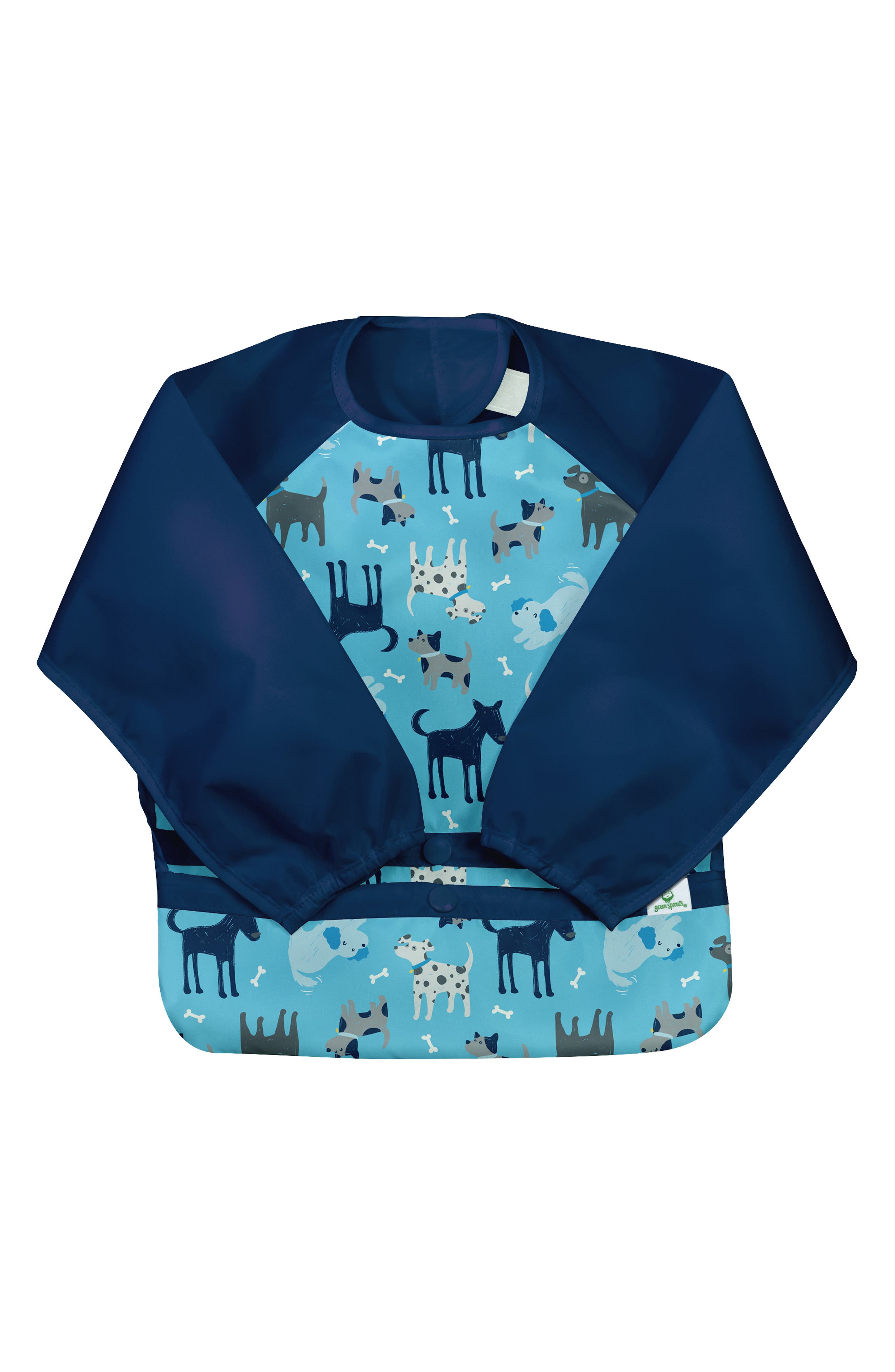 Green Sprouts Snap & Go Easy-Wear Long Sleeve Bib | Nordstromrack