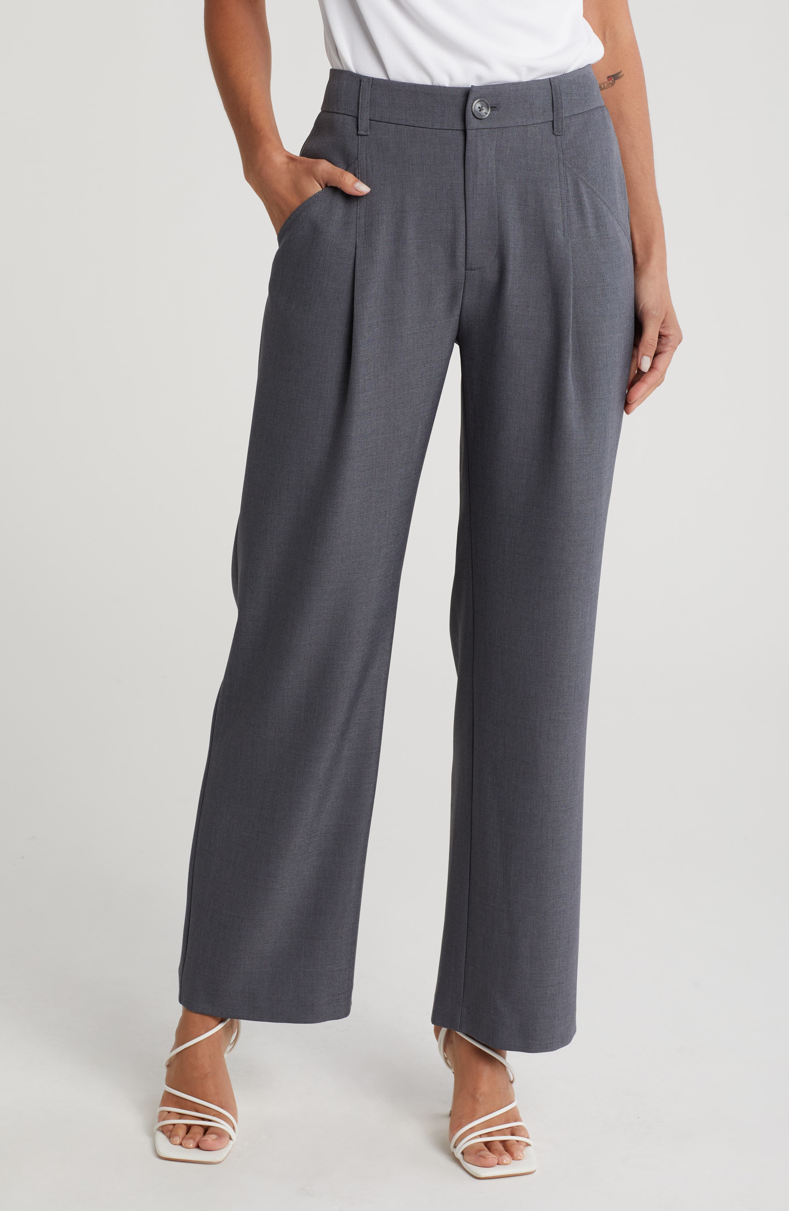 Gemma + Jane Pleat Wide Leg Pants | Nordstromrack
