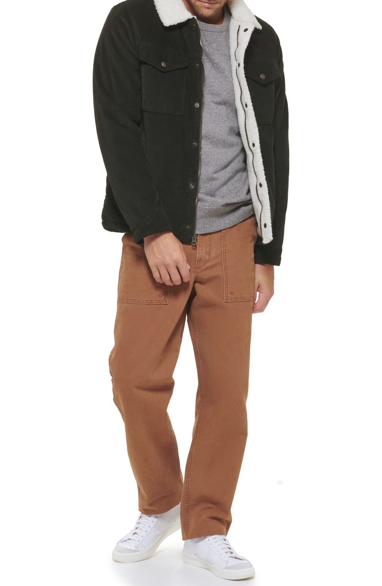 Levi's® Faux Shearling Lined Corduroy Trucker Jacket | Nordstromrack
