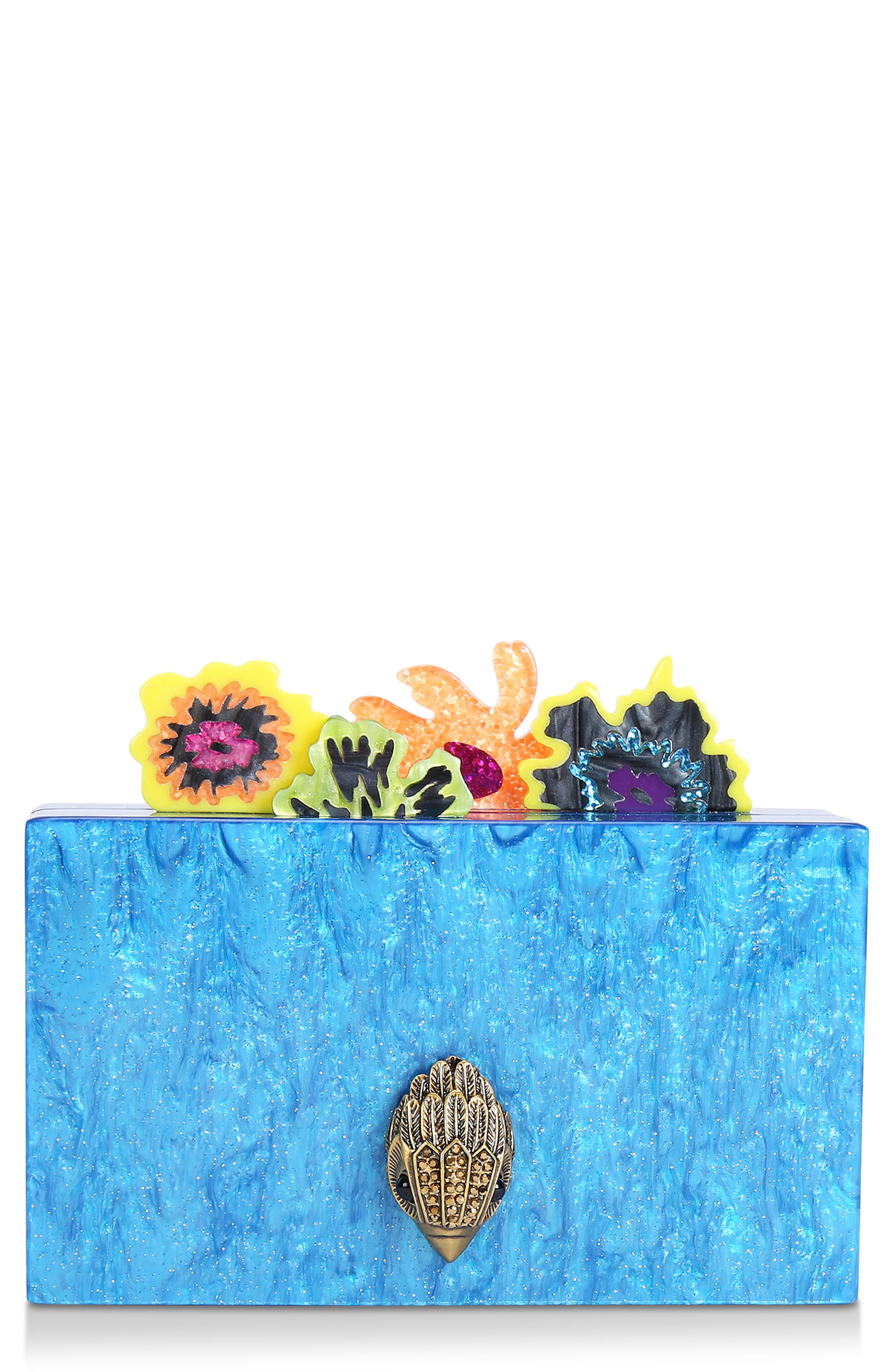 Kurt Geiger London Flower Box Frame Clutch | Nordstrom