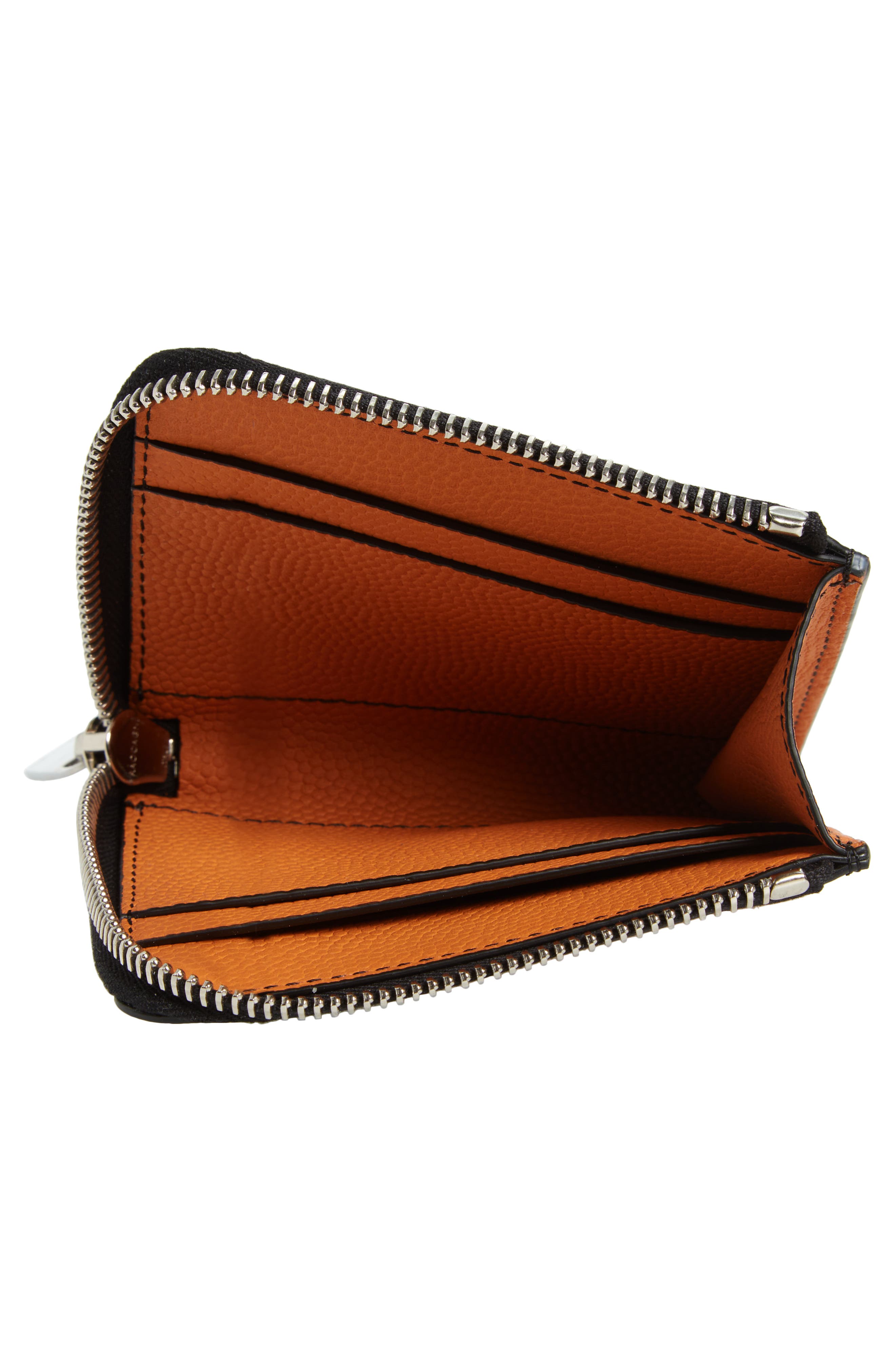 Off-White Basketball Leather Zip Around Wallet | Nordstromrack