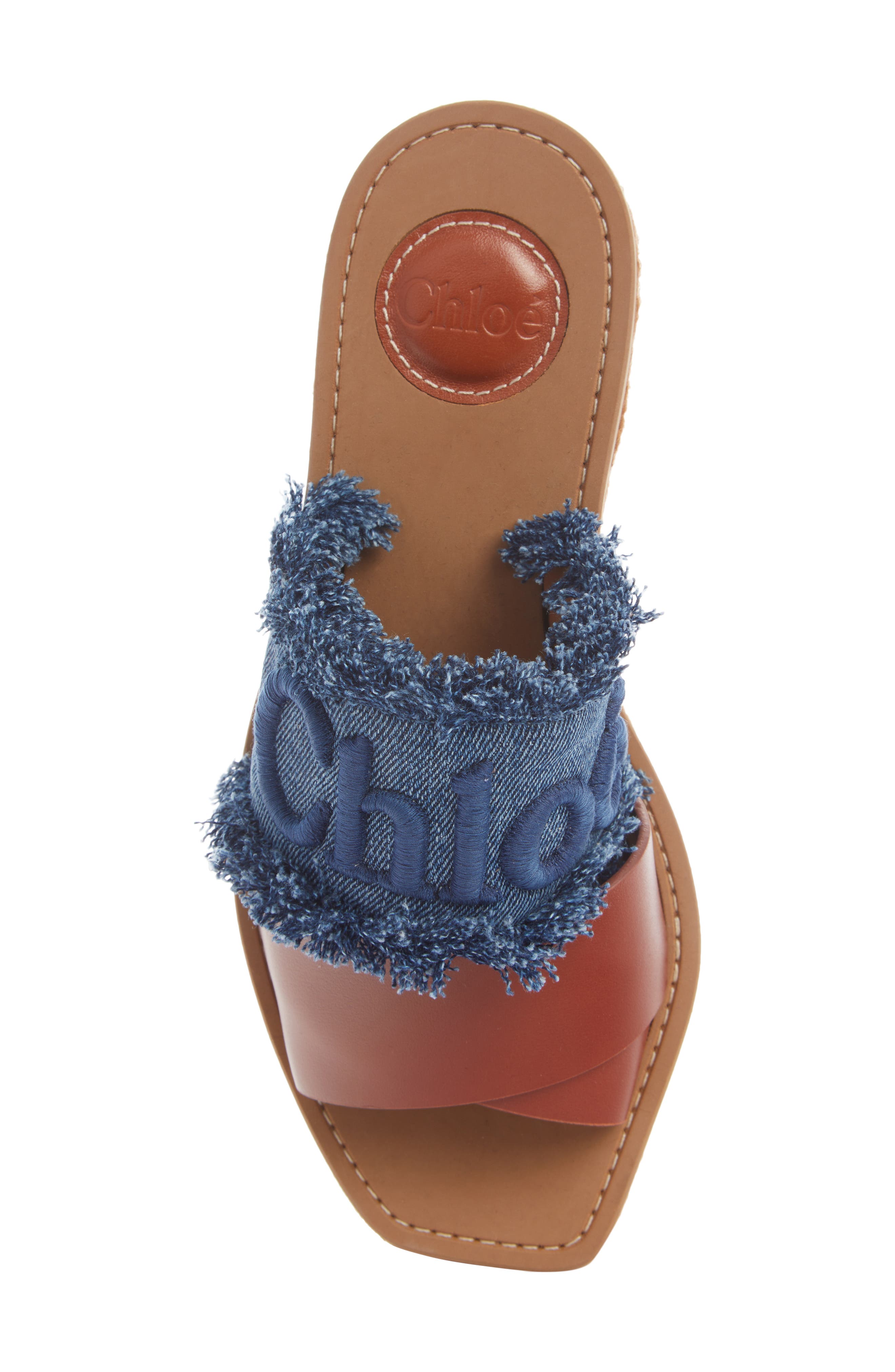 Chloé Woody Logo Espadrille Platform Wedge Sandal (Women) | Nordstromrack