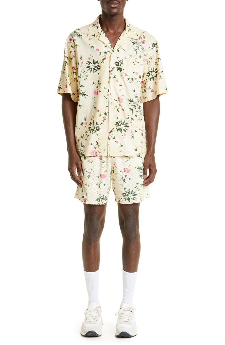 John Elliott Floral Short Sleeve Camp Shirt | Nordstromrack