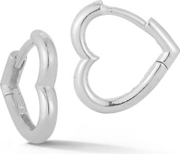 GLAZE JEWELRY Small Heart Hoop Earrings | Nordstromrack