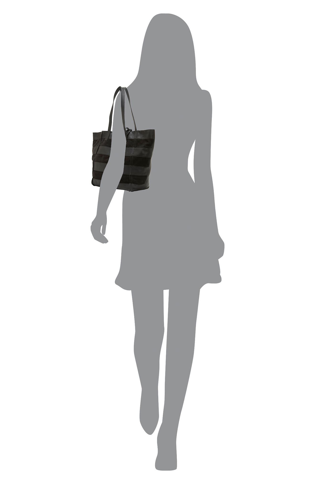 Vince Camuto Delyn Stripe Leather Tote | Nordstromrack