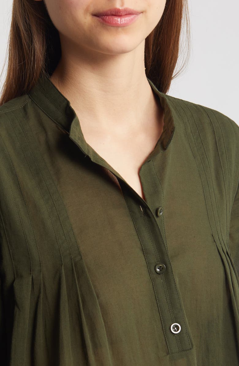 FRAME Pintuck Front Button Top | Nordstromrack