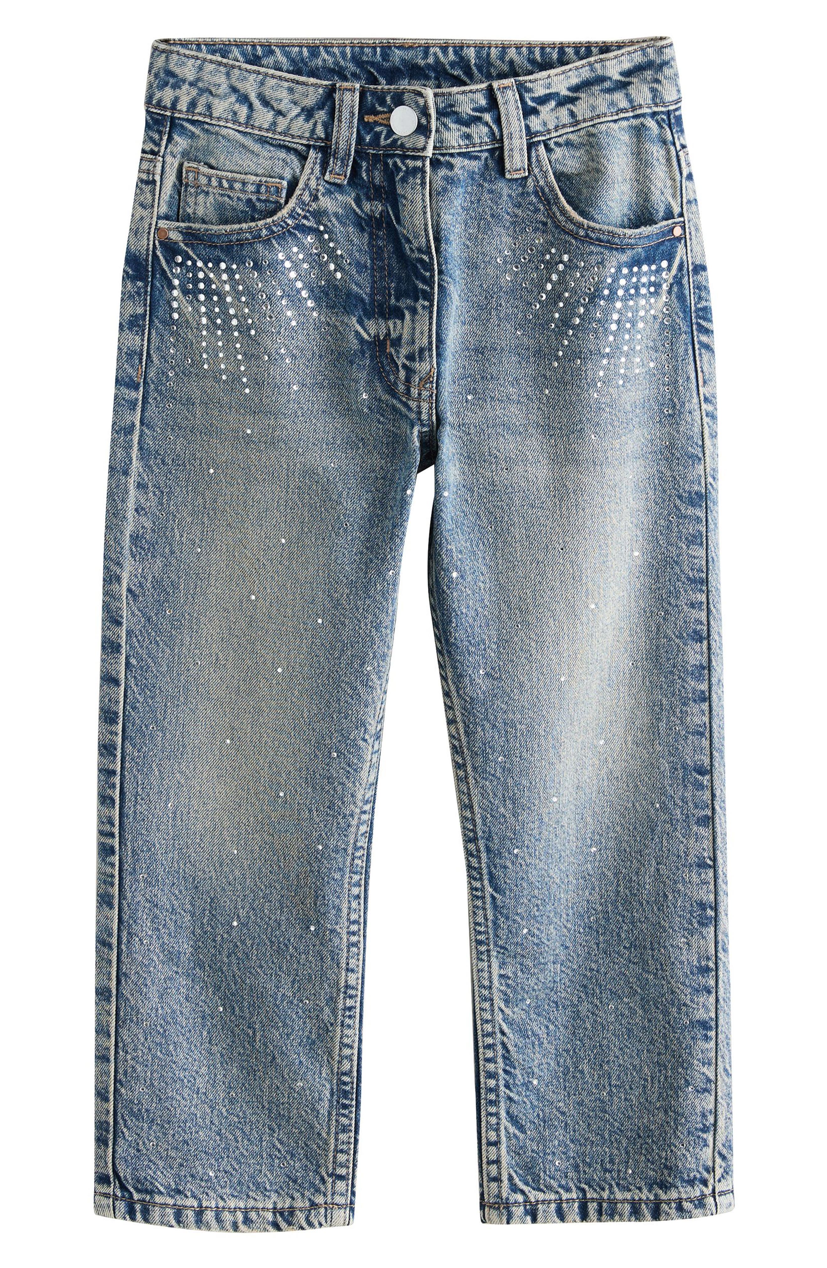 NEXT Kids' Sequin Splatter Jeans | Nordstromrack