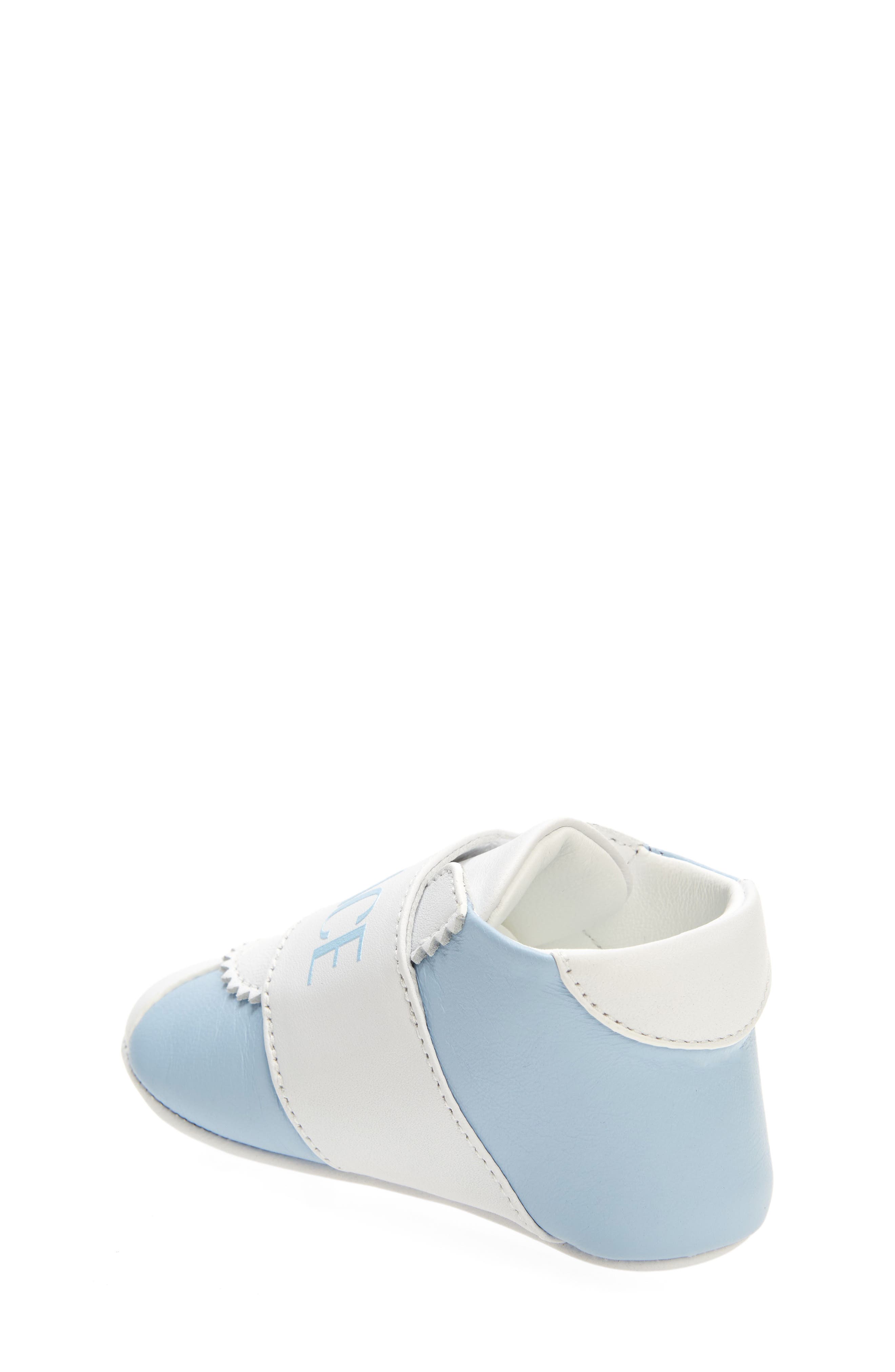 Versace Logo Embroidered Crib Shoe | Nordstromrack