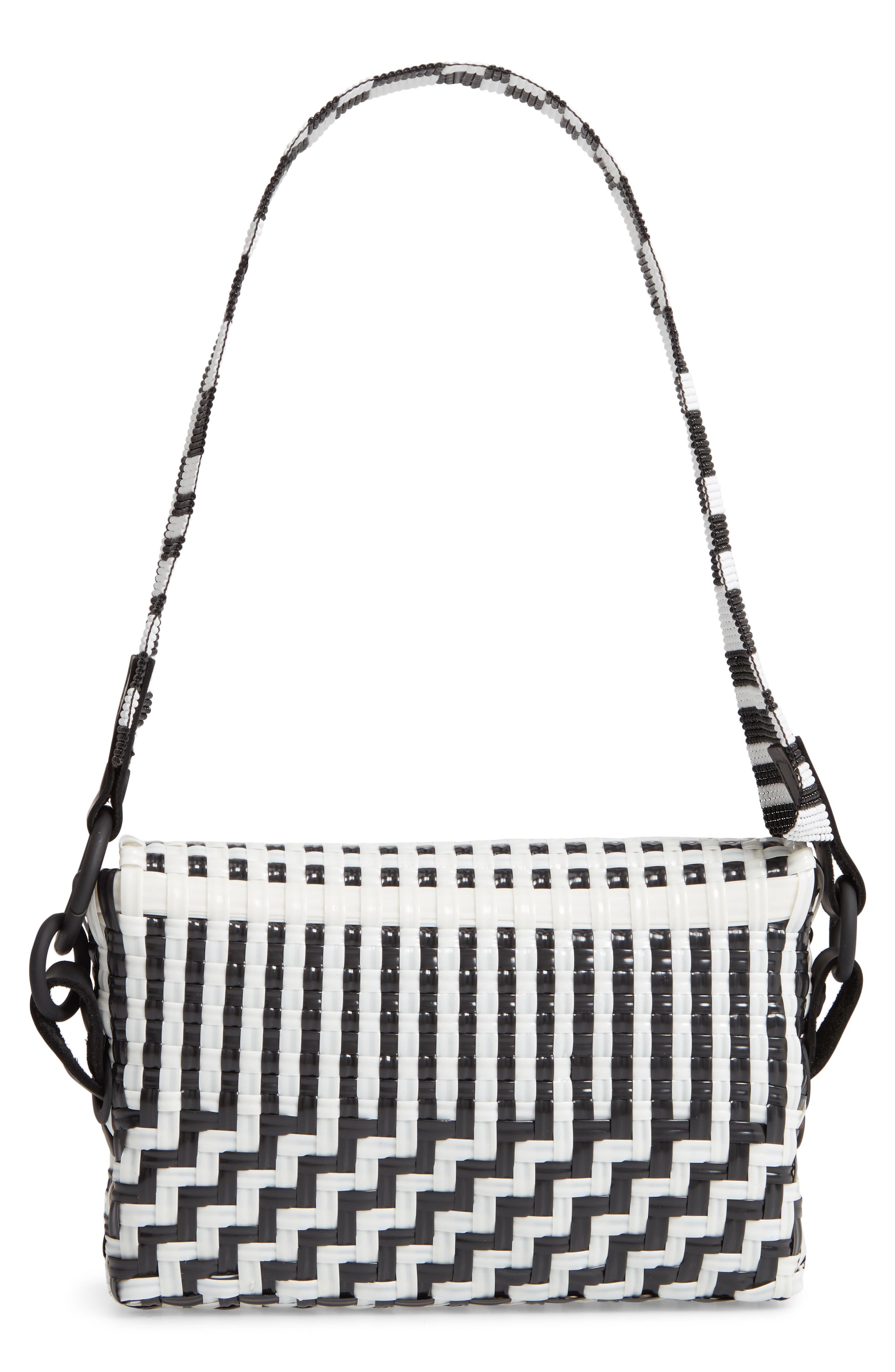 Truss Woven Baguette Shoulder Bag | Nordstrom