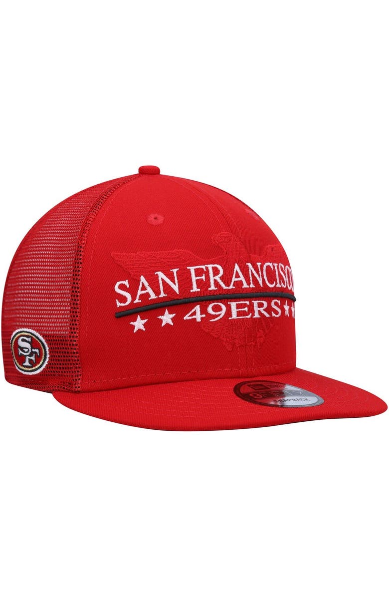 New Era Men's New Era Scarlet San Francisco 49ers Totem 9FIFTY Snapback ...