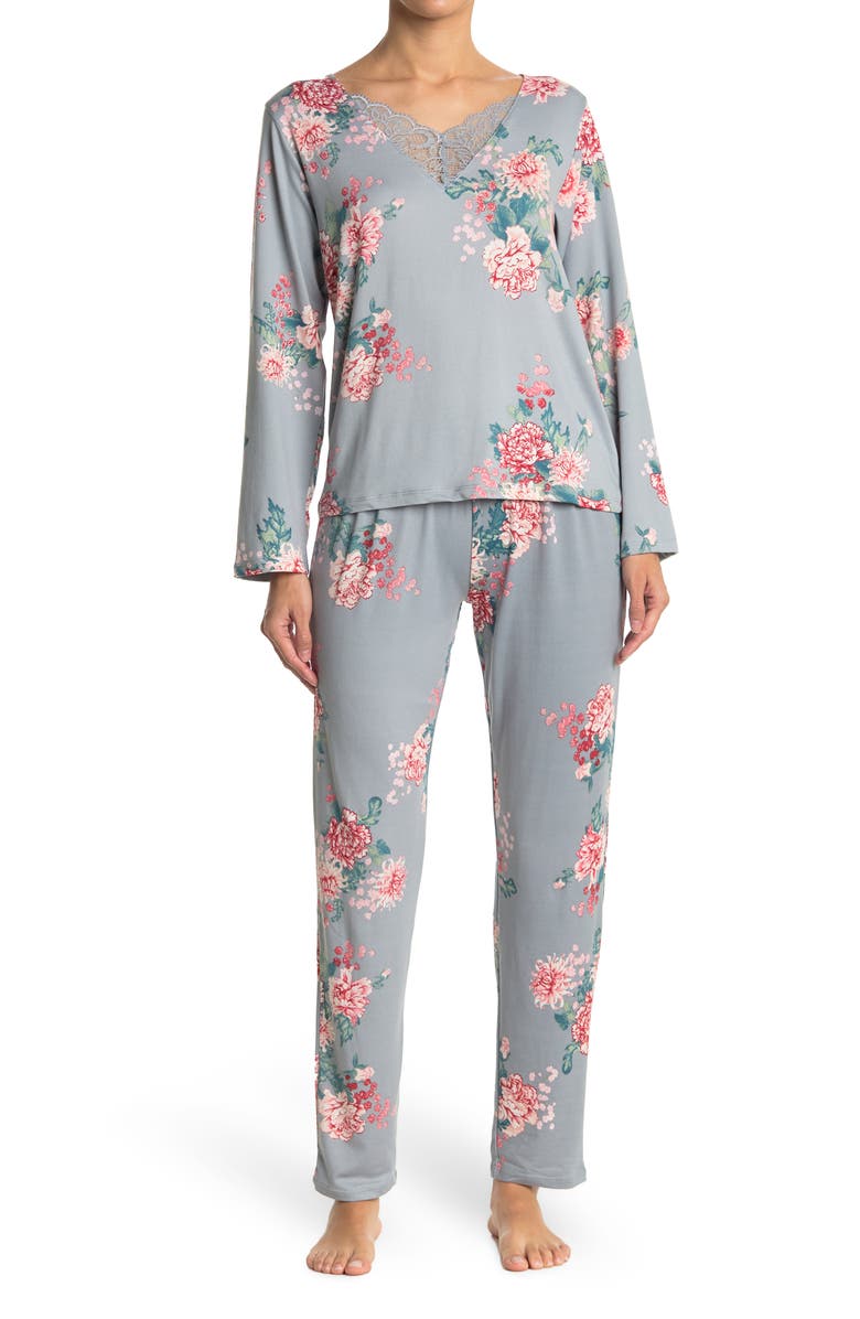 Flora Nikrooz Jade 2-Piece Pajama Set | Nordstromrack