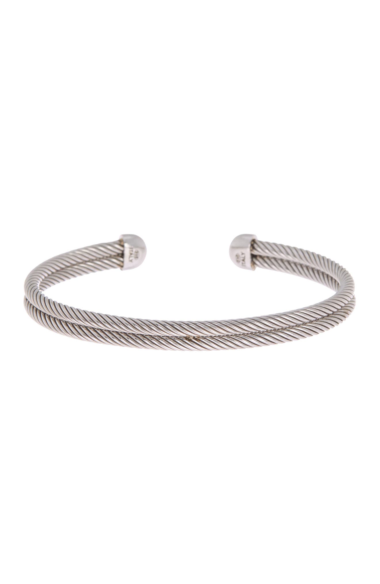 MESHMERISE Twisted Cable Open Bangle Bracelet | Nordstromrack