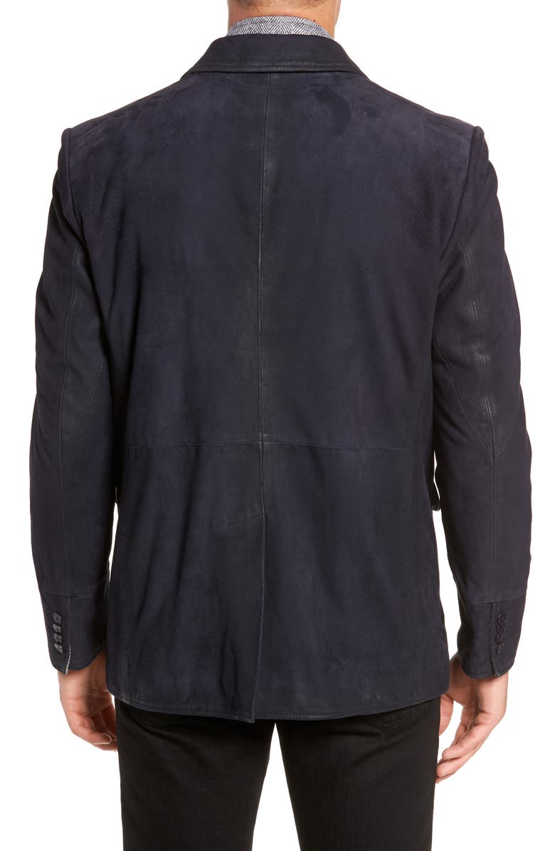FLYNT Zip Insert Leather Blazer | Nordstromrack