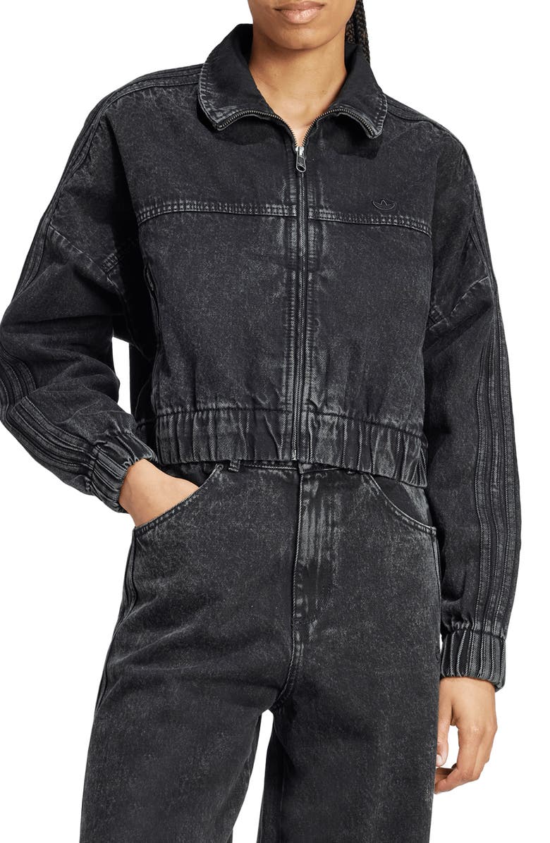 adidas Originals Denim Track Jacket | Nordstrom