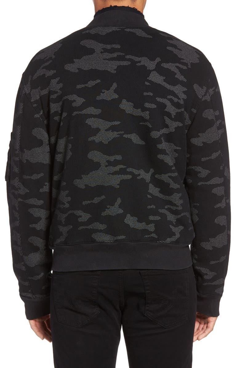 Hudson Jeans Jet Puffer Camo Print Bomber Jacket | Nordstrom