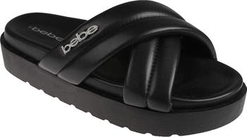 bebe Platform Slide Sandal (Women) | Nordstromrack