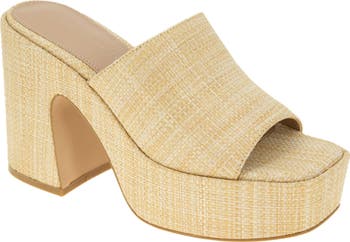 BCBGeneration Swoop Platform Slide Sandal (Women) | Nordstrom