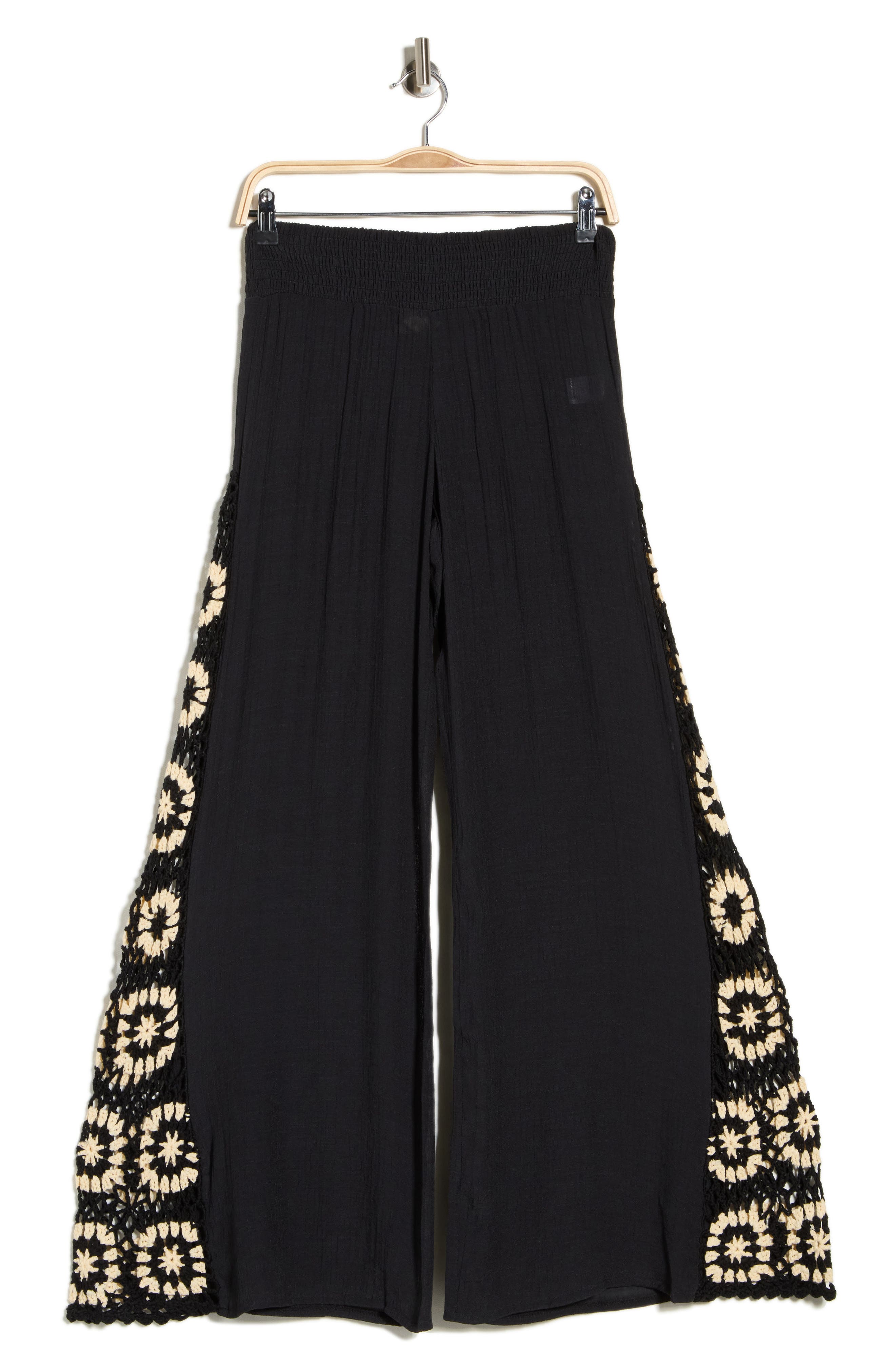Elan Crochet Side Panel Cover-Up Pants | Nordstromrack