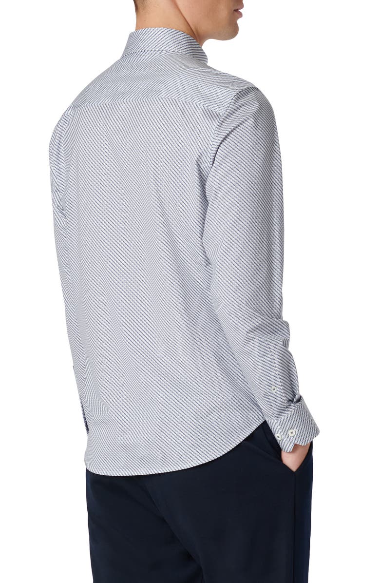Bugatchi James OoohCotton® Geo Print Button-Up Shirt | Nordstromrack